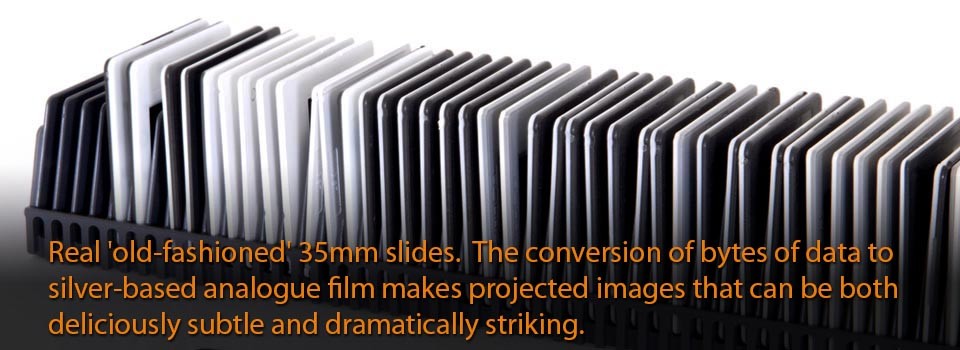 Digital Slides – Real 35mm photographic slides from your digital photos
